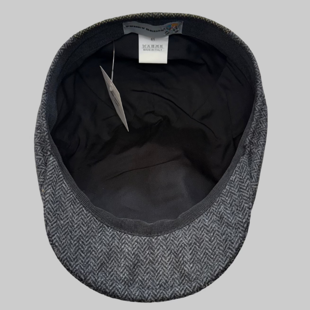 The Digbeth Patch Newsboy Cap | Wool Cap Made in Italy | FunkyBrims