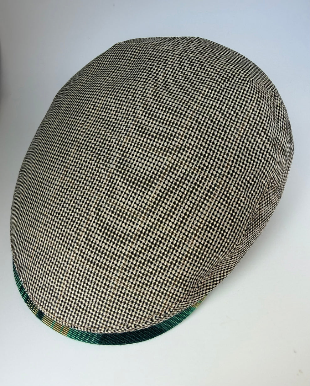 Independence Houndstooth Flat Cap w/Pin | Hales SpeedShop x FunkyBrims